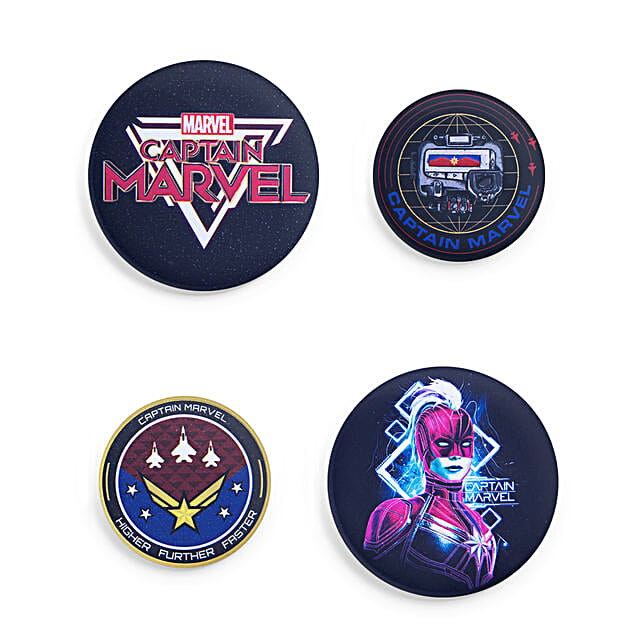 Buy/Send Captain Marvel Badge Pack Online- FNP