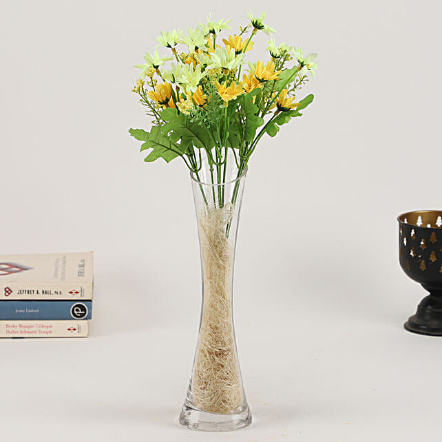 Buy/Send FNP Yellow daisy Bunch Artificial Flower Online- FNP