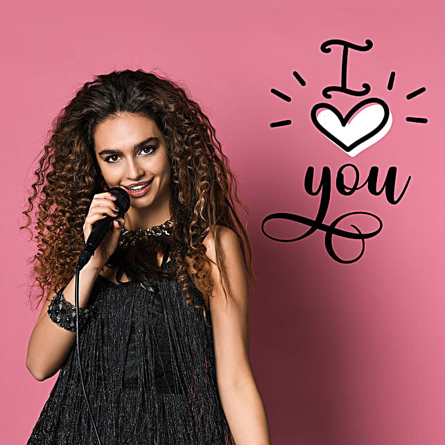 Buy/Send Love You Songs On Video Call By Female Singer Online- FNP