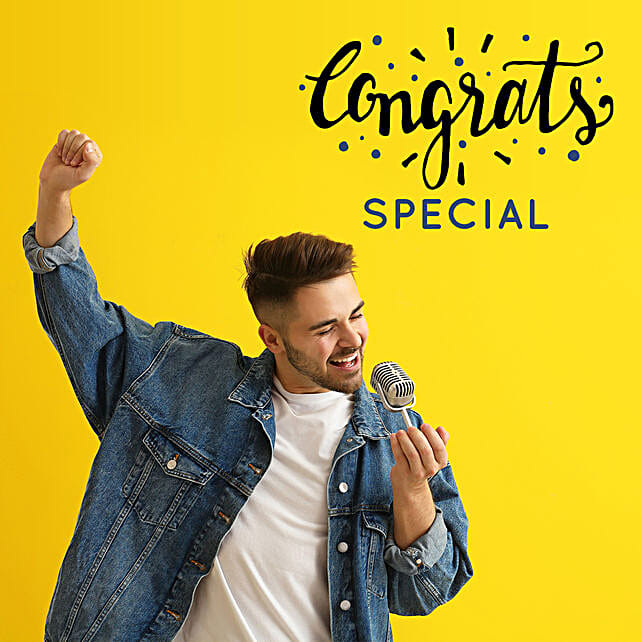 Buy/Send Congratulations Songs By Male Singer Online- FNP