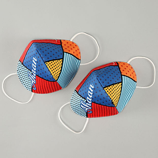 Buy/Send Personalised Colourful Masks Online- FNP
