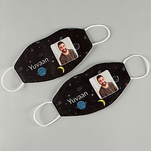 Buy/Send Personalised Printed Masks Online- FNP