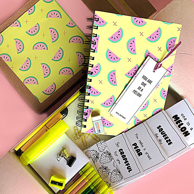 Buy/Send Watermelon Fresh Stationery Set Online- FNP