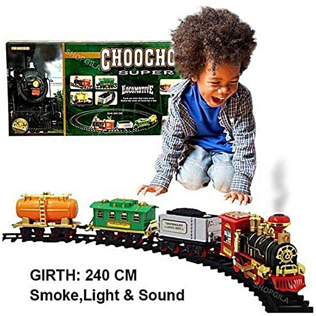 Buy/Send Large Smart Classical Smoke Train Set Toy Online- FNP