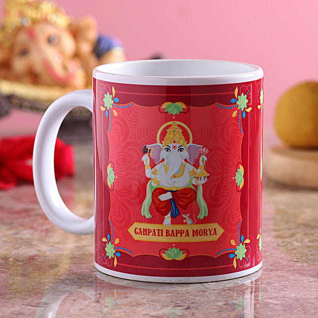Buy/Send Ganpati Bappa Printed Mug Online- FNP