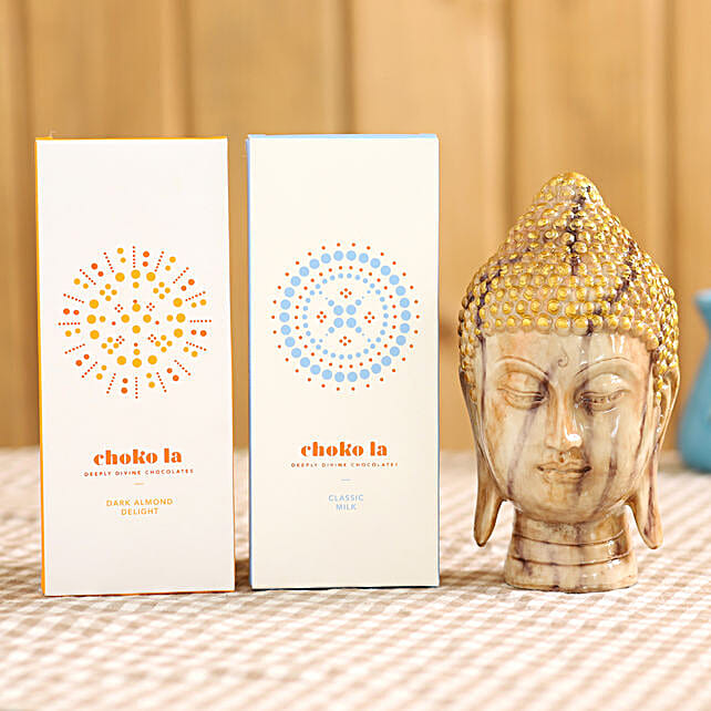 Buy/Send Choko La Bars & Buddha Face Idol- Brown Online- FNP