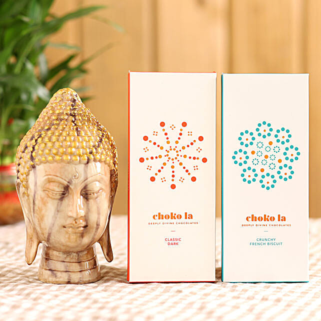 Buy/Send Choko La Bars & Brown Buddha Face Idol Online- FNP
