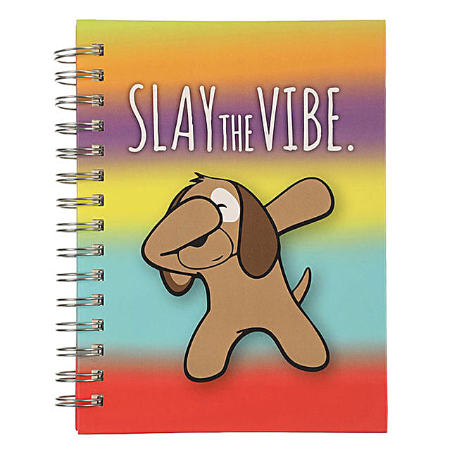 Buy/Send Slay Vibe Spiral Notebook Online- FNP