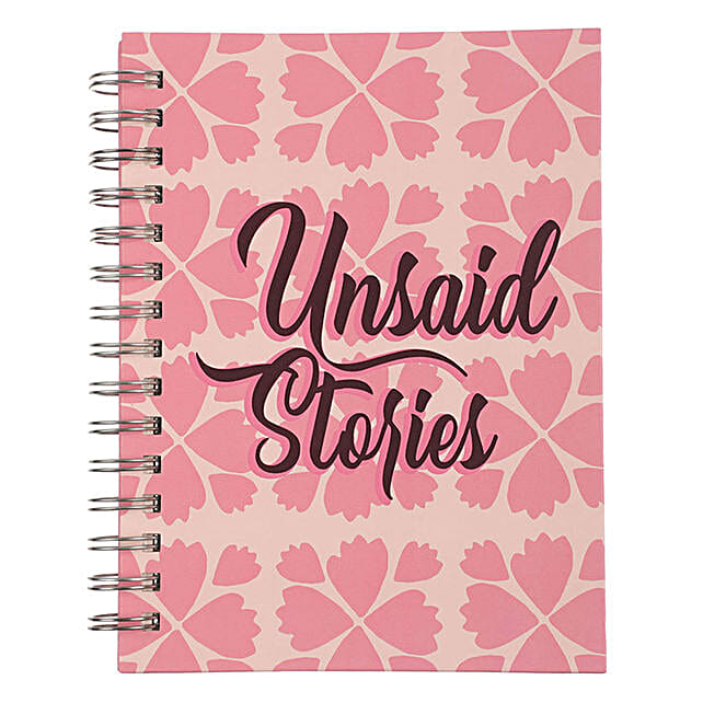 Buy/Send Unsaid Stories Spiral Notebook Online- FNP