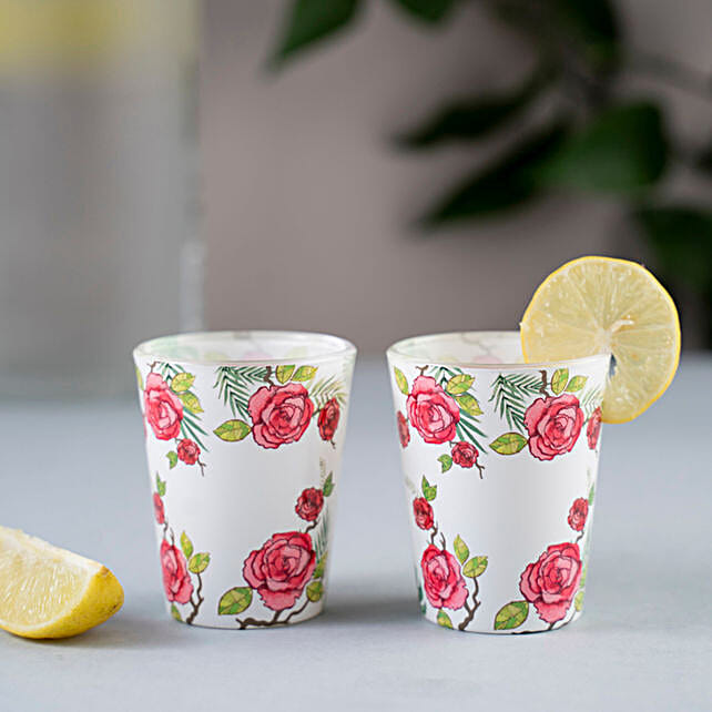 Buy/Send Roses Shot Glass White Online- FNP