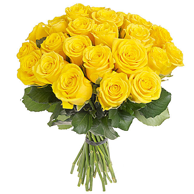 Buy/Send Sunshine Yellow Roses Bunch Online- FNP
