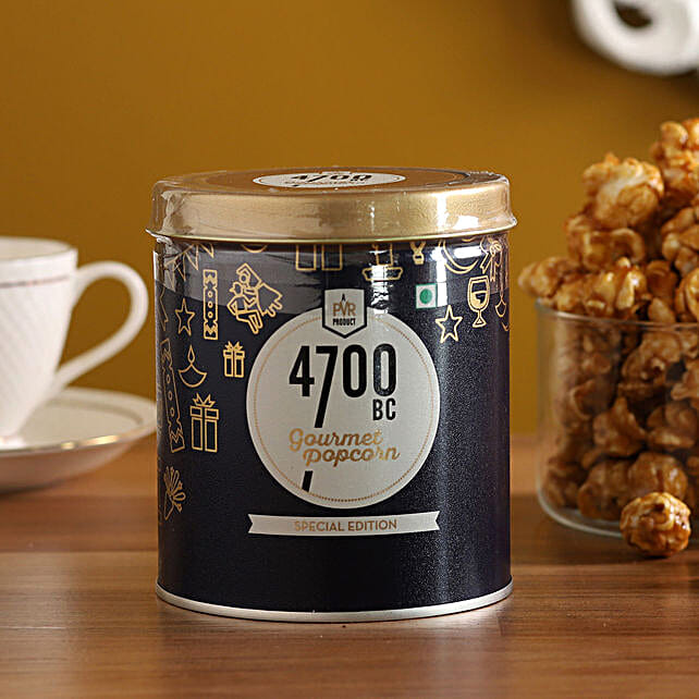 Buy/Send 4700BC Nutty Tuxedo Chocolate Popcorn- Mini Tin Online- FNP