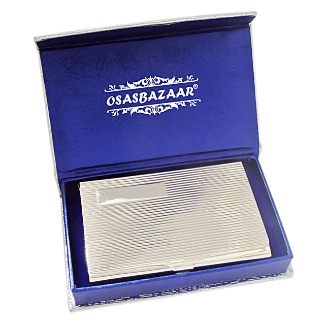Buy/Send Sterling Silver Visiting Card Holder Online- FNP