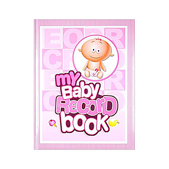 Buy/Send My Baby Record Book Pink Online- FNP