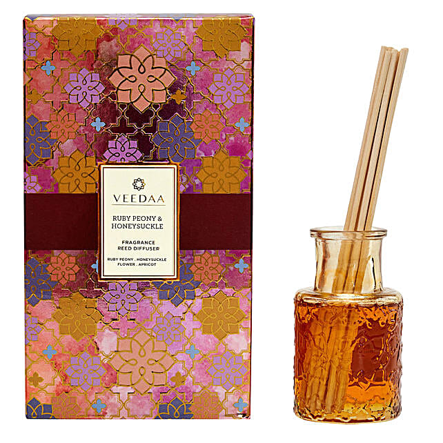 Buy/Send Veedaa Ruby Peony & Honeysuckle Classic Reed Diffuser Online- FNP