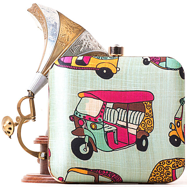 Buy/Send Hand Embroidery Women Clutch Bag Online- FNP