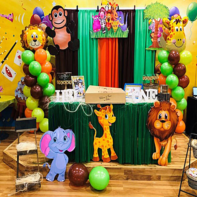 Buy/Send Jungle Theme Birthday Decor Online- FNP