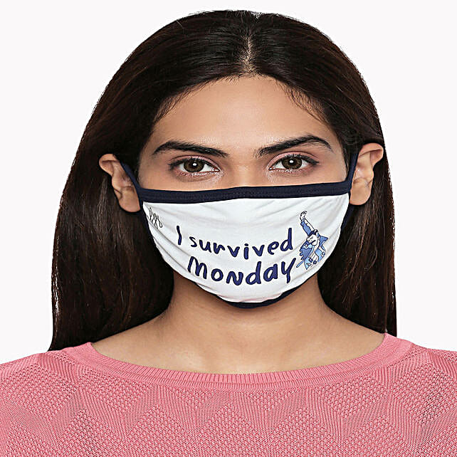 Buy/Send Special Printed Face Masks- Set Of 3 Online- FNP
