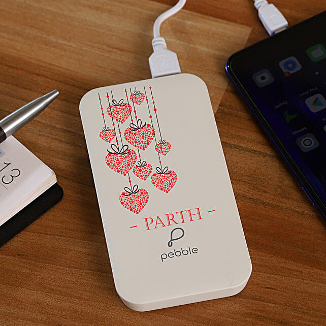 Buy/Send Personalised Pebble Portable Flash Power Bank- 10000 MAH ...