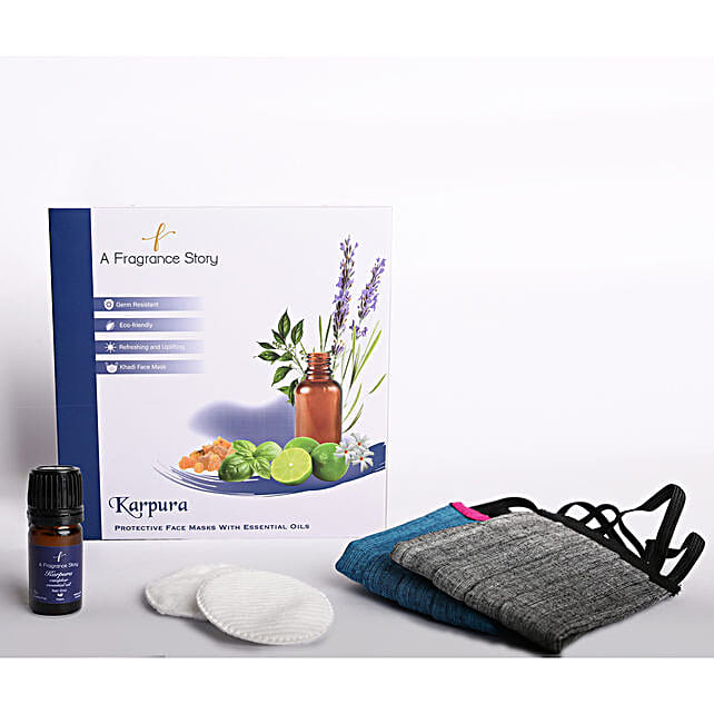 Buy/Send Karpura Camphor Protective Scented Mask Online- FNP