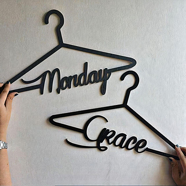 Buy/Send Personalised Name Cute Hangers Online- FNP