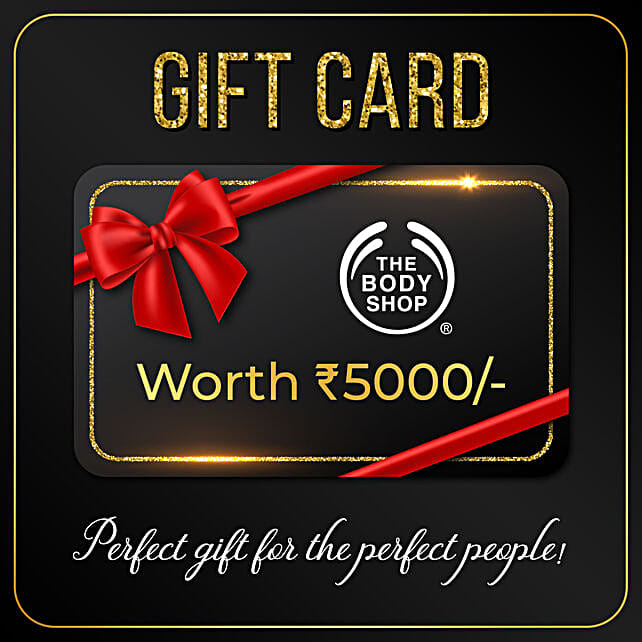 Buy/Send The Body Shop Gift Card- 5000 Rs Online- FNP