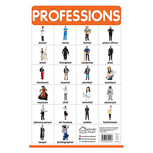 Buy/Send My First Early Learning Educational Poster- Profession Online- FNP