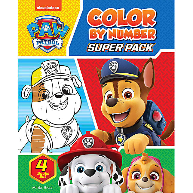 Buy/Send Paw Patrol Color By Number Super Pack Online- FNP