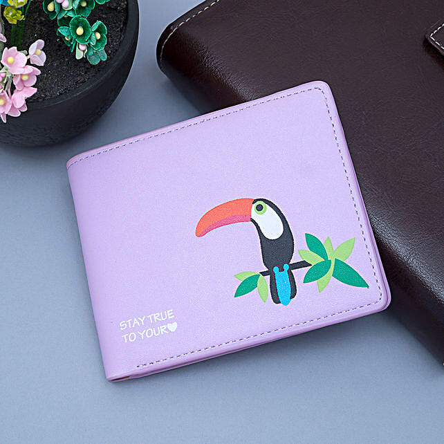 Buy/Send Flamingo Women Wallet Purple Online- FNP