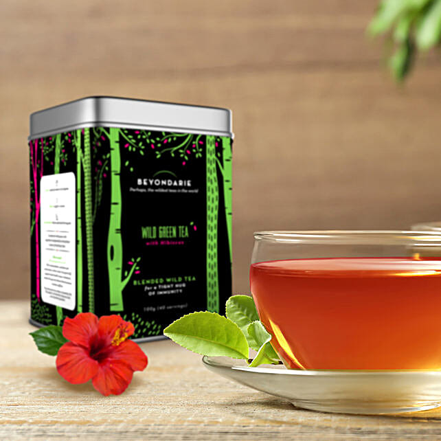 Buy/Send Beyondarie Wild Green Tea With Hibiscus- 100 Gms Online- FNP