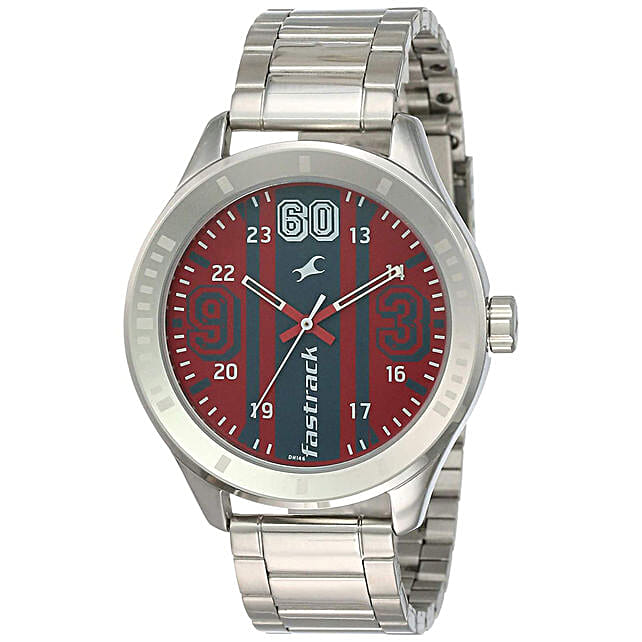 Buy/Send Fastrack Analog Red Dial Mens Watch Online- FNP