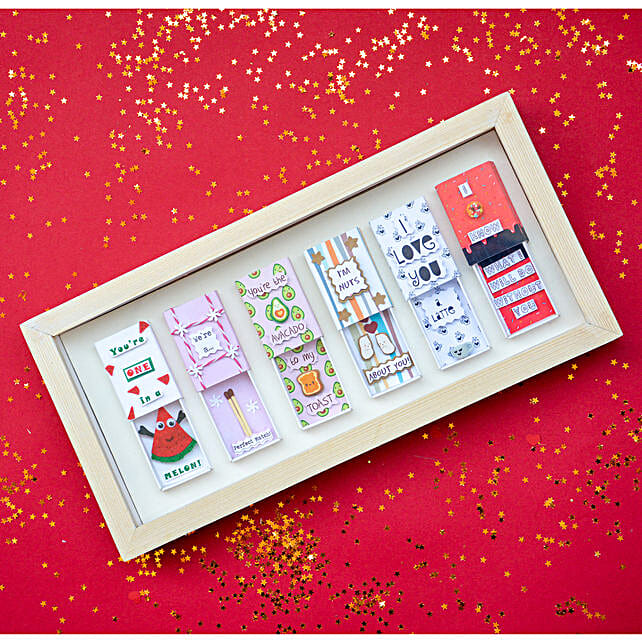 Buy/Send Love Matchbox Pinewood Frame Online- FNP
