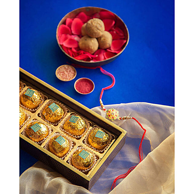Buy/Send Rakhi Classic Mithai Gift Box Online- FNP
