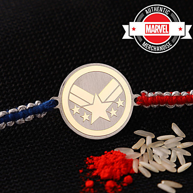 Buy/Send Captain Marvel Designer Rakhi Online- FNP