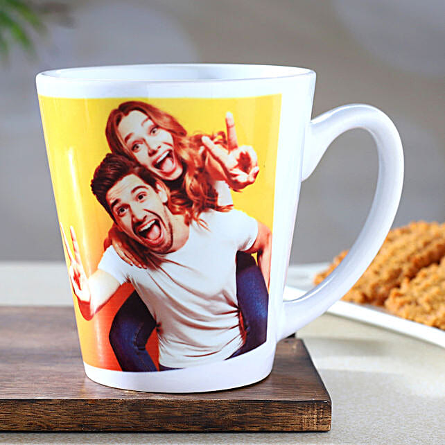 Buy/Send Personalised Conical Ceramic Mug Online- FNP