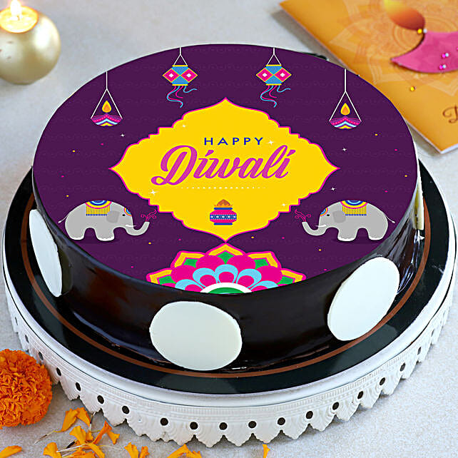 Buy/Send Diwali Wishes Chocolate Cake Online- FNP