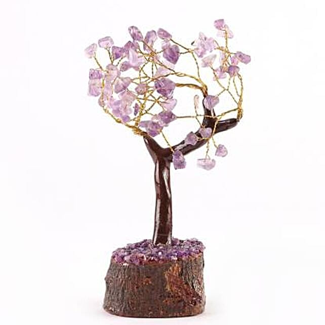 Buy/Send decorative showpiece 23 cm stone purple mp Online- FNP