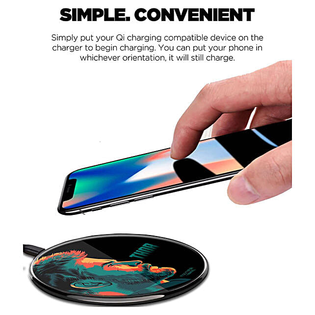 Buy/Send Illuminated Thor Pro Wireless Charger Online- FNP
