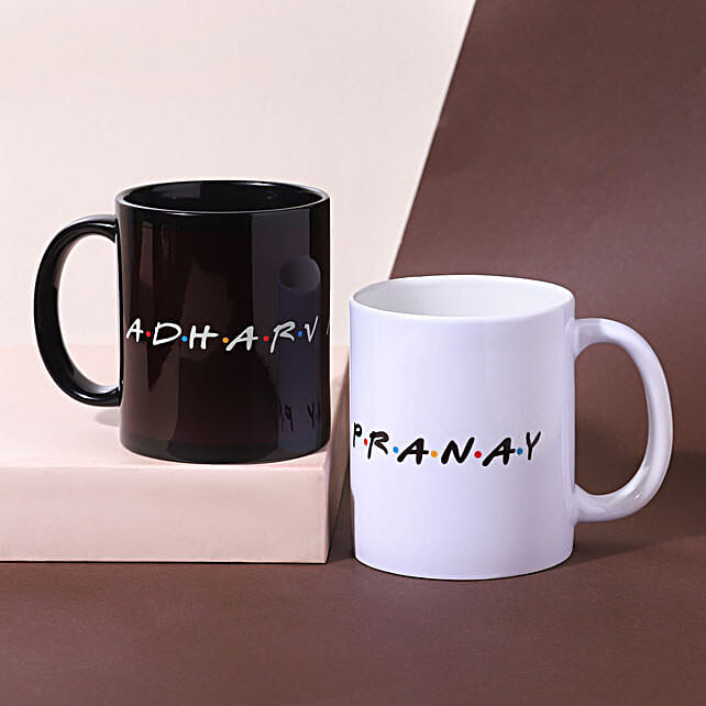 Buy/Send Friends Theme Personalised Mug Set Online- FNP
