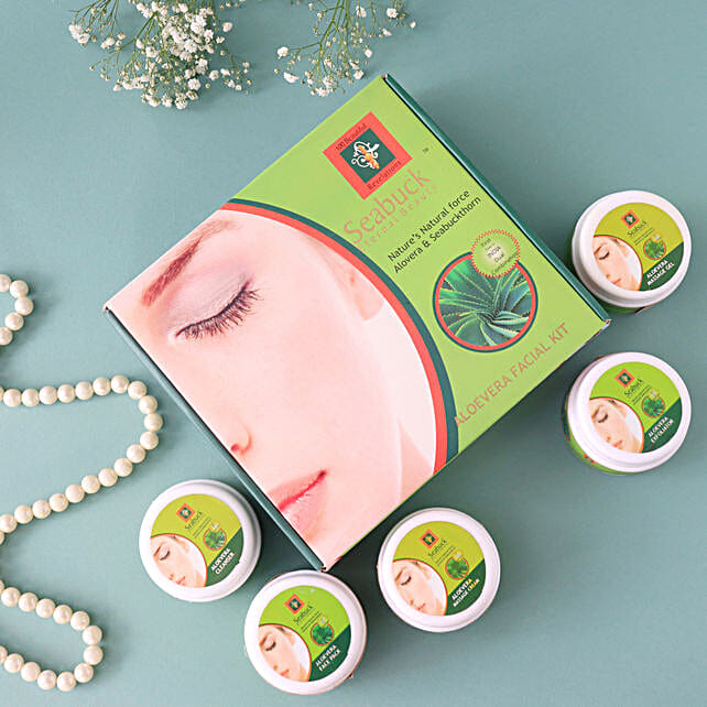 Buy/Send Seabuck Alovera N Seabuckthorn Facial Kit Online- FNP