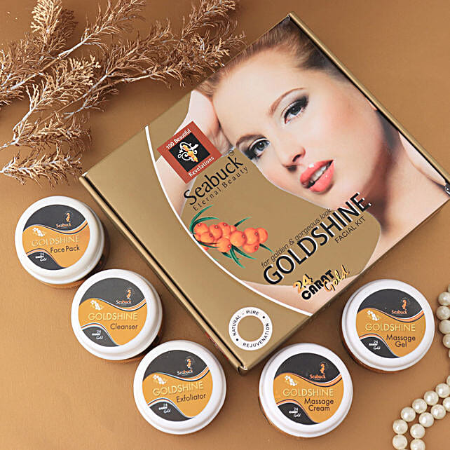 Buy/Send Seabuck Goldshine Facial Kit Online- FNP