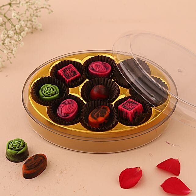 Buy/Send Assorted Flavourful Choco Truffle Box- 9 Pcs Online- FNP