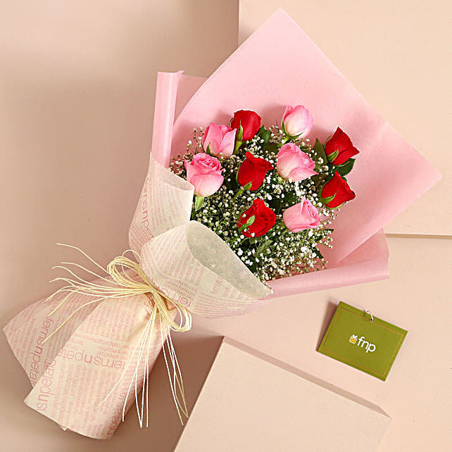 Buy/Send Sweet Shy Roses Bouquets Online- FNP