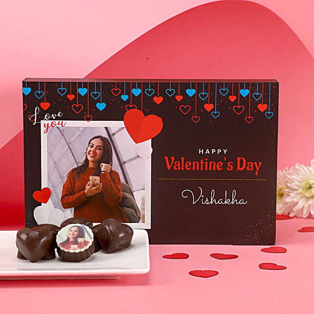 Buy/Send Happy Valentine's Day Personalised Chocolate Box Online- FNP