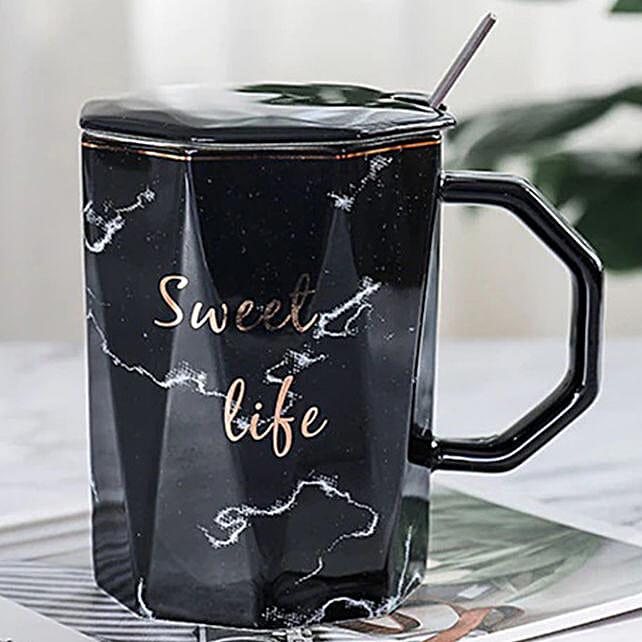 Buy/Send 3D Ceramic Sweet Life Marble Mug Online- FNP