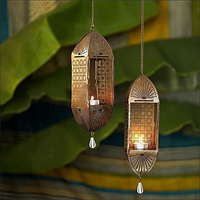 Buy/Send Courtyard Mandir Hanging T Light Set Online- FNP