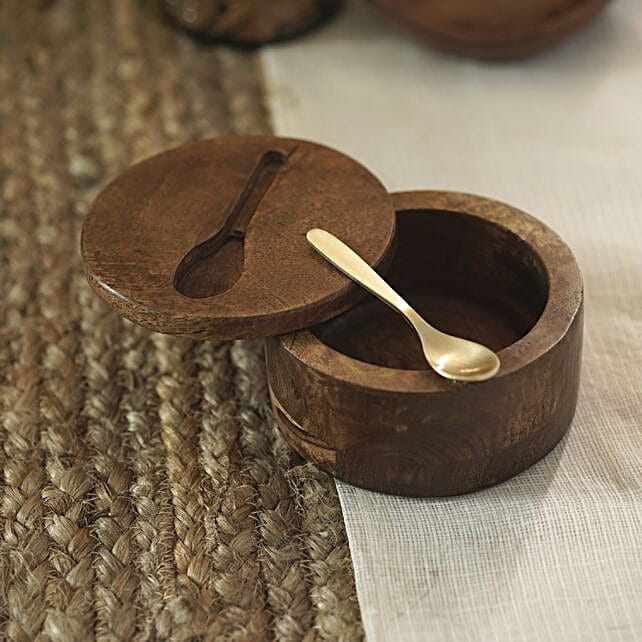 Buy/Send Courtyard Swivel Container with Spoon Online- FNP