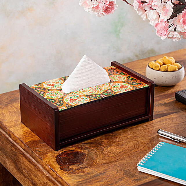 Buy/Send Blooming Art Tissue Box Online- FNP