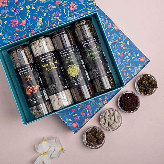 Buy/Send Assorted Mukhwas Gift Box 4 Flavours-Joy Inside Online- FNP