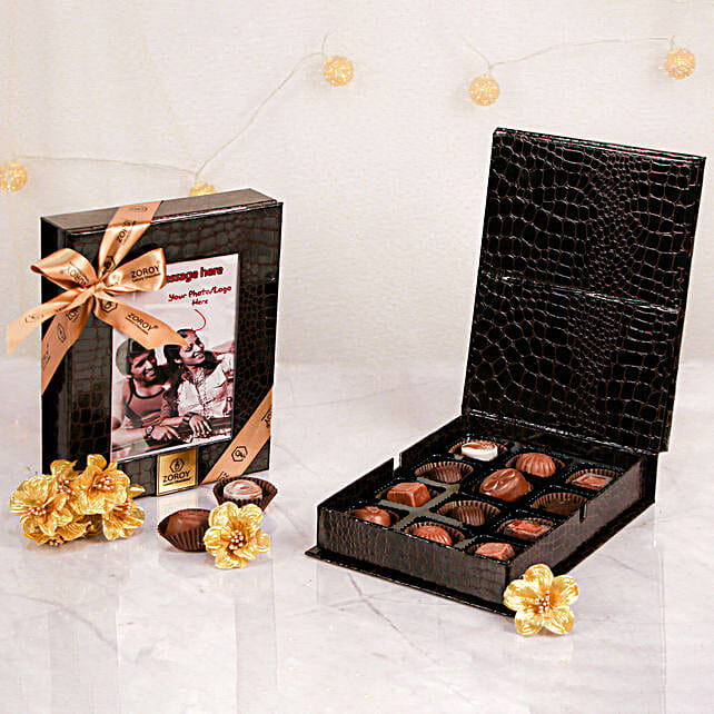 Buy/Send Personalised Photo Gift Box with Assorted Pralines Online- FNP